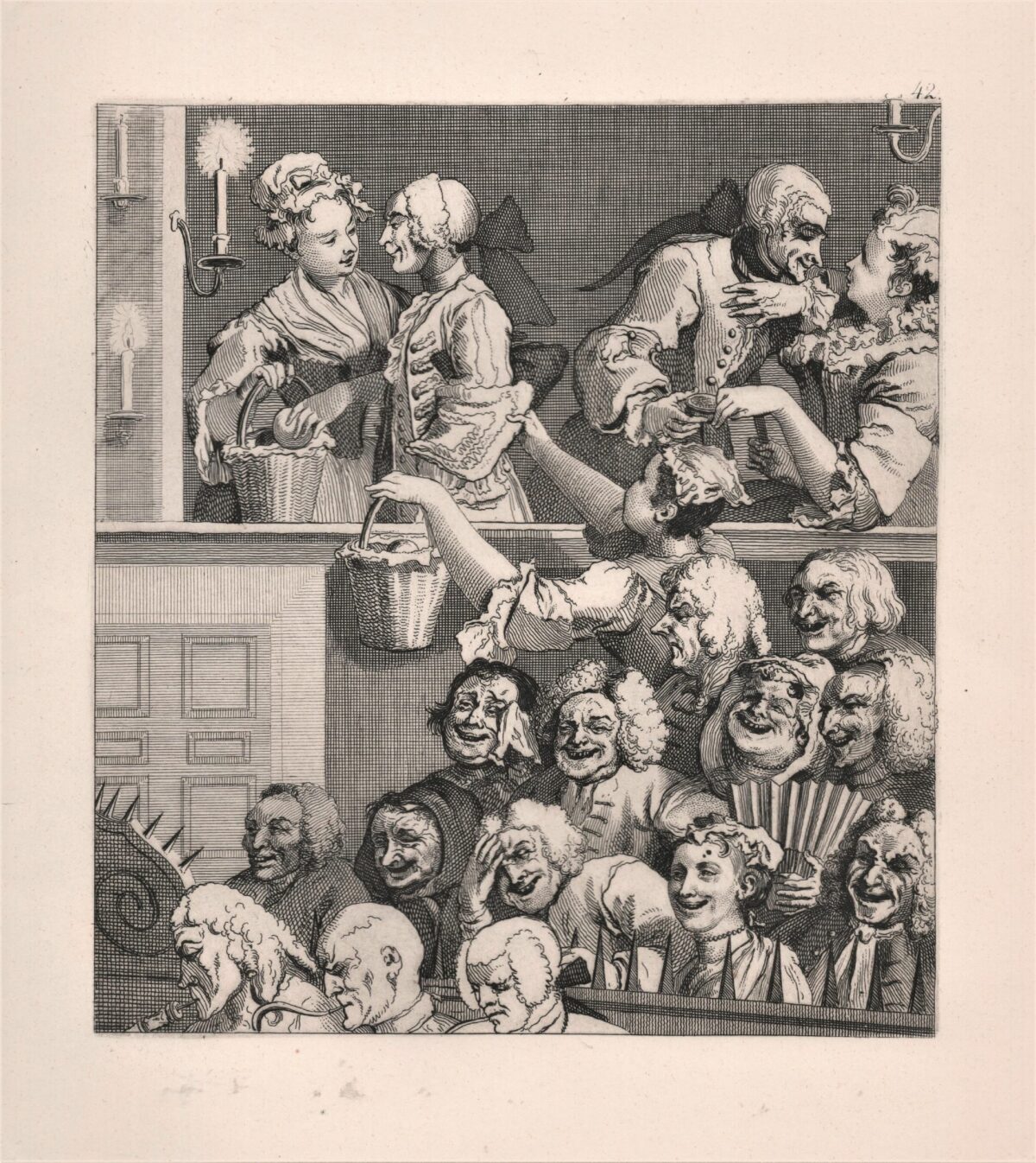 William Hogarth The Laughing Audience | C. Hagelstam Antiquarian Bookstore