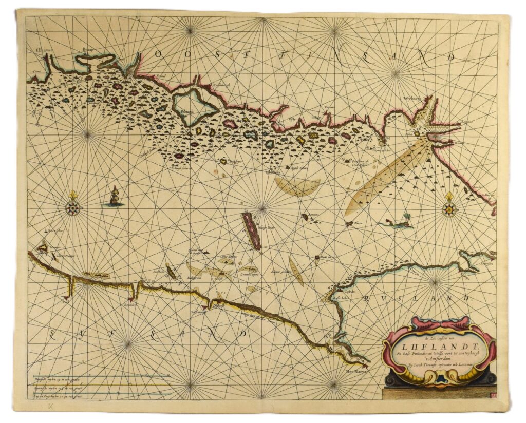 Sea chart Gulf of Finland by LOOTSMAN | Suomenlahti | Finska viken